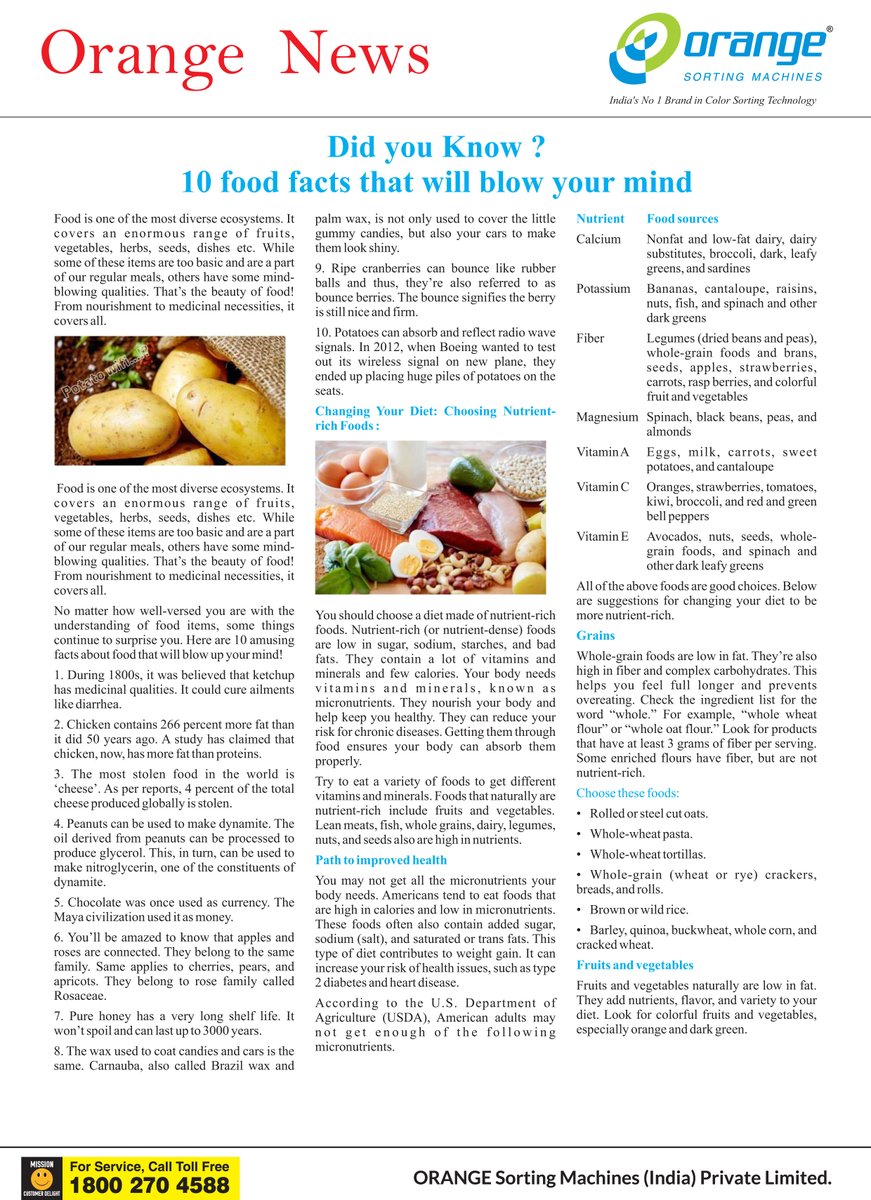 Orange Sorting Machines Overview and Company Profile | AmbitionBox