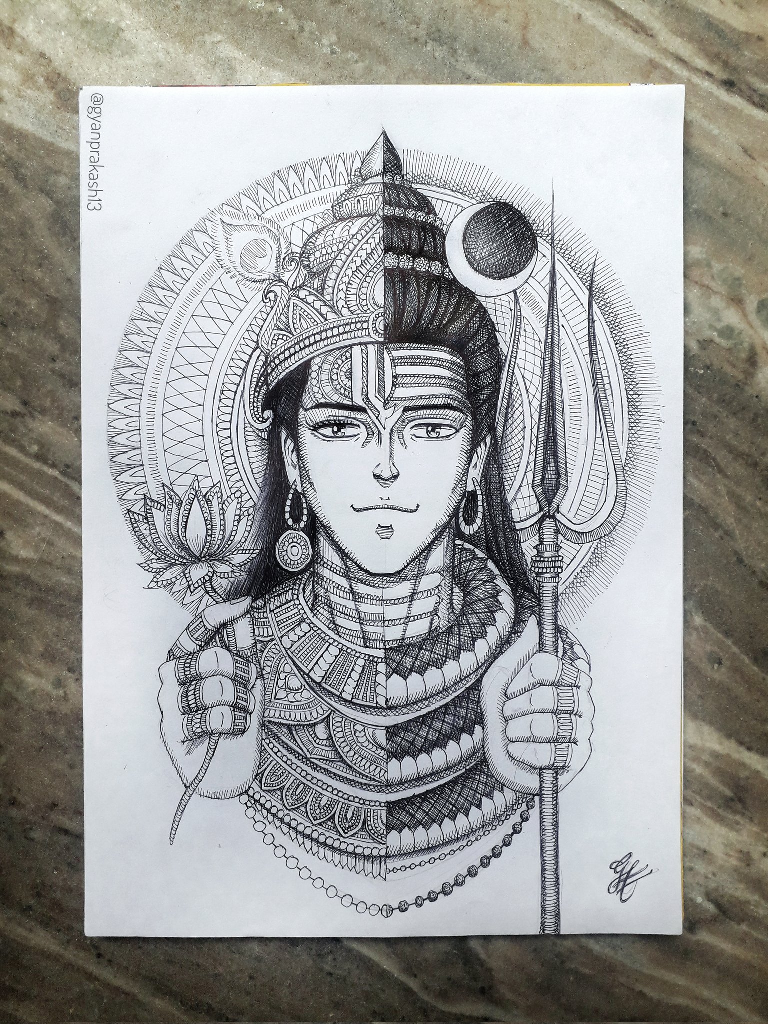 Vishnu Drawing