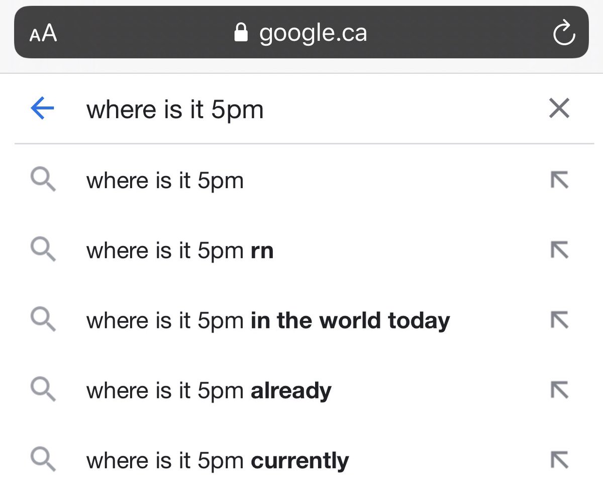 Where is it 5pm - montanaroom