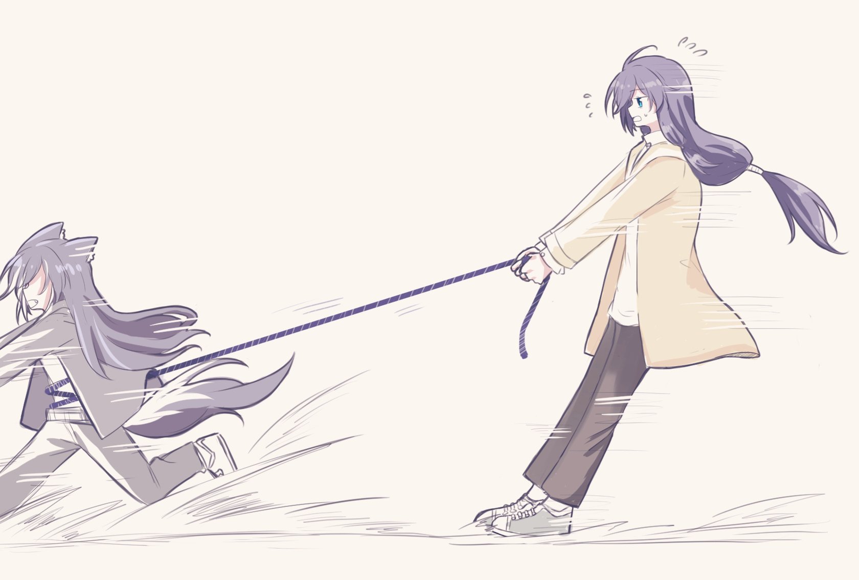 foxnote on Twitter: "遛狗…