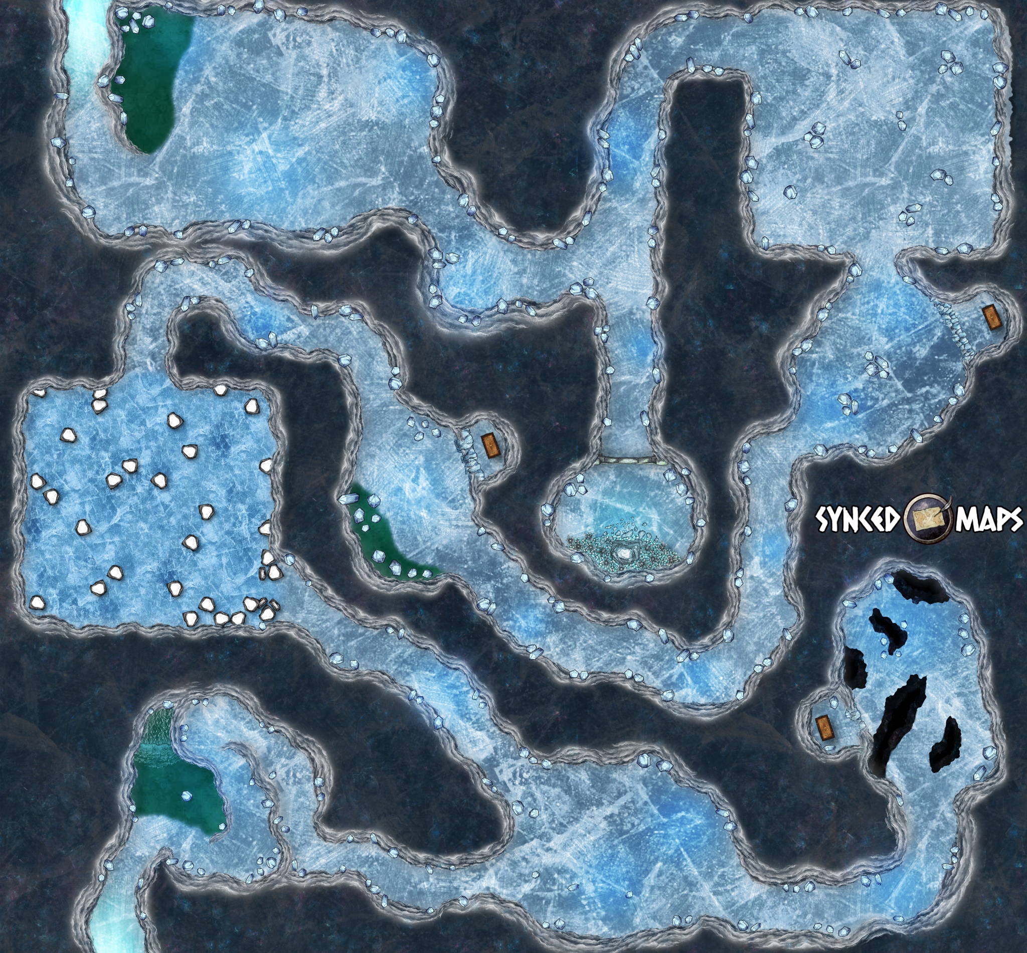 Ice Cavern Map