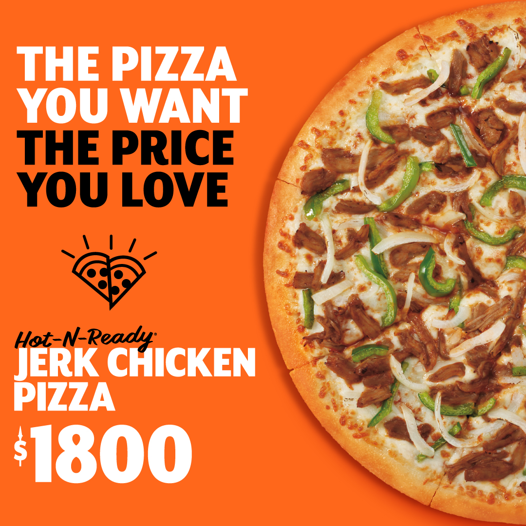 Jamaican Jerk Chicken Pizza