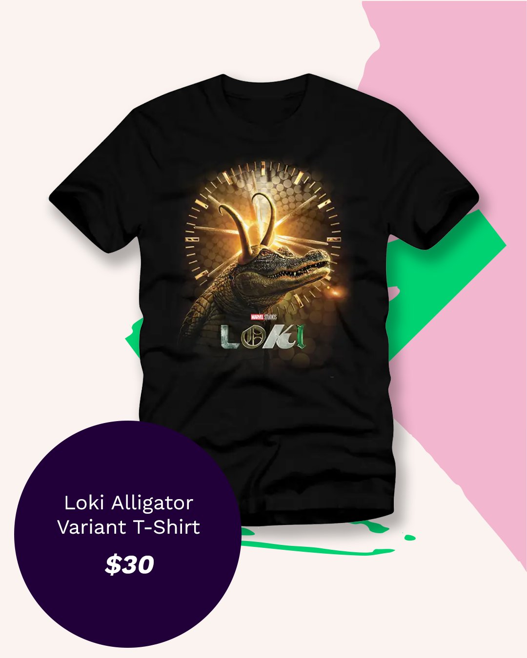 The Haul on Twitter: "Loki Alligator Variant T-Shirt $30 https://t.co/XDtNQrC72B https://t.co ...