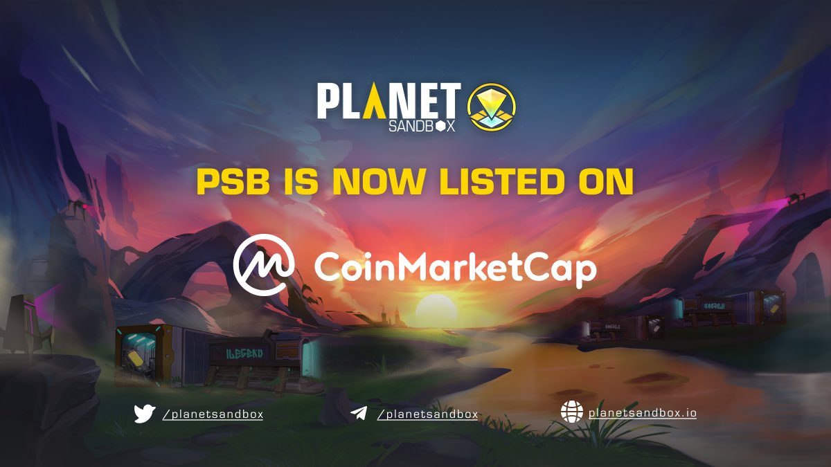 PlanetSandbox Metaverse on Twitter: "💎 So excited to announce that @PlanetSandbox 💸 $PSB is now ...