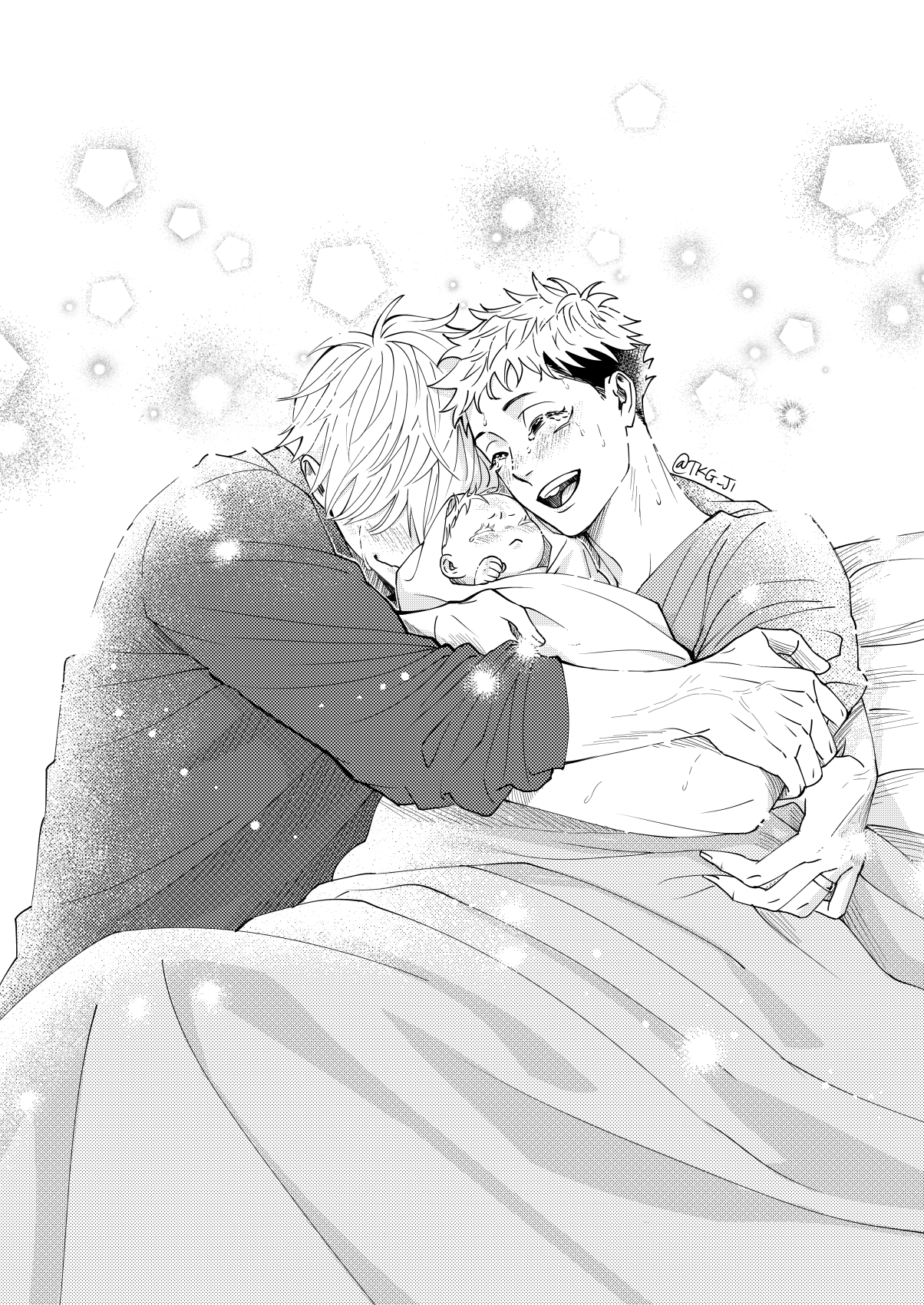 TKG • Mangafest @ C21 on Twitter: "五悠 結婚したパロ 「長男誕生：一（つかさ）」 https://t.co/Bkb3j88RVU" / Twitter