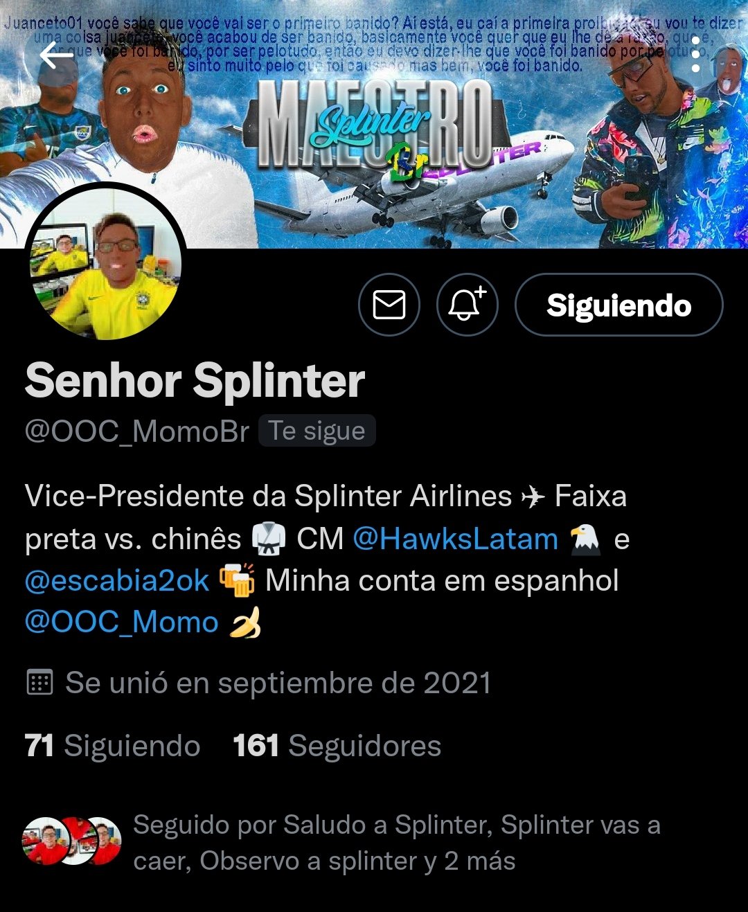 Maestro Splinter on Twitter: "2° cuenta: @OOC_MomoBr. Dale like en este tweet si merece pasar a ...