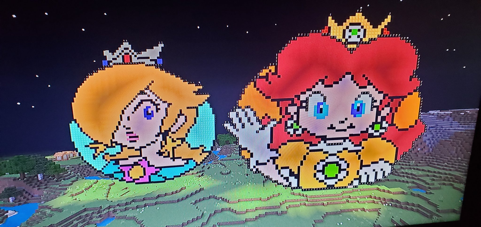 Minecraft Pixel Art Mario