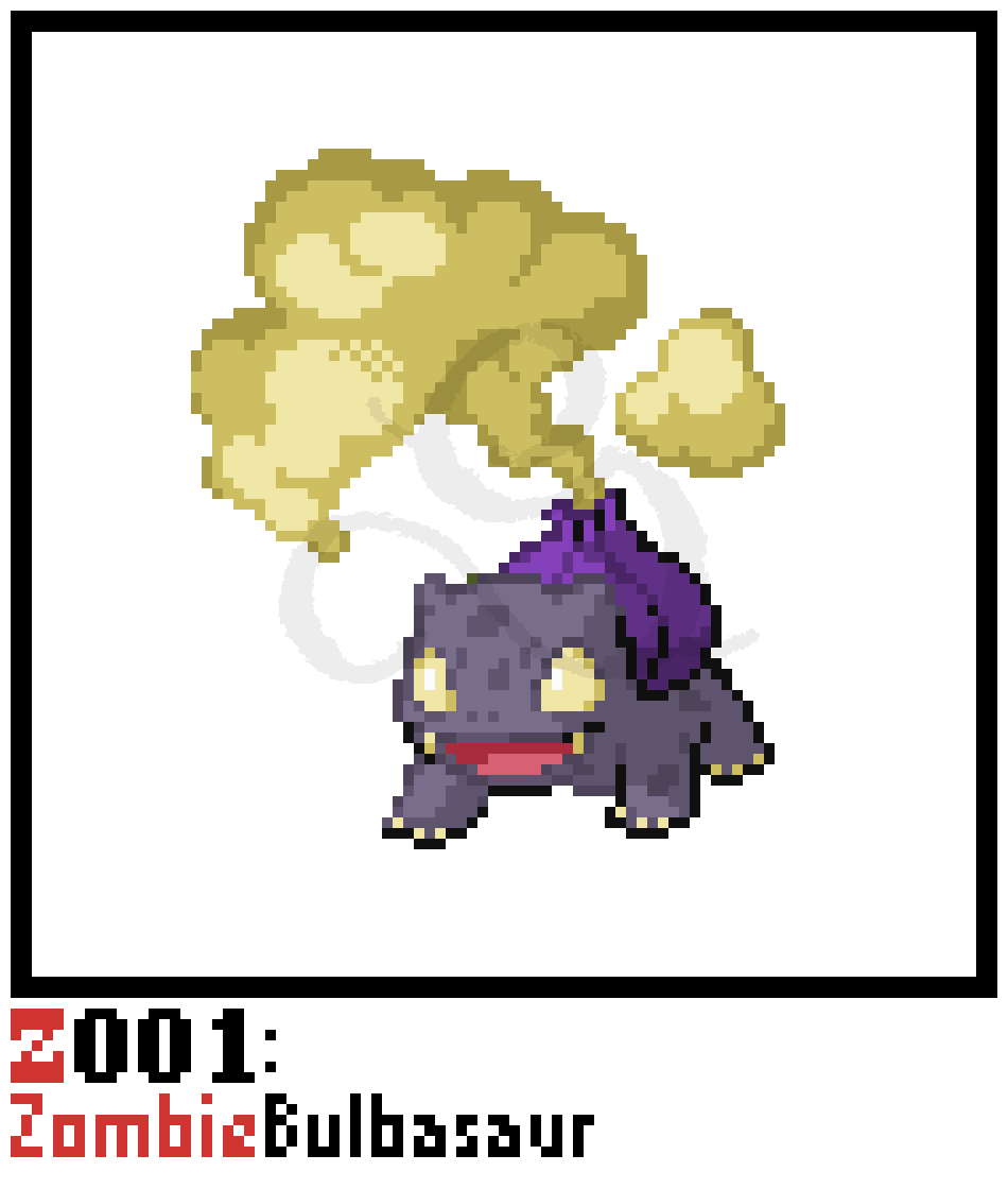 Zombie Pokemon Sprites Zombie Sprite 2D Game Sprites & Sheet Templates