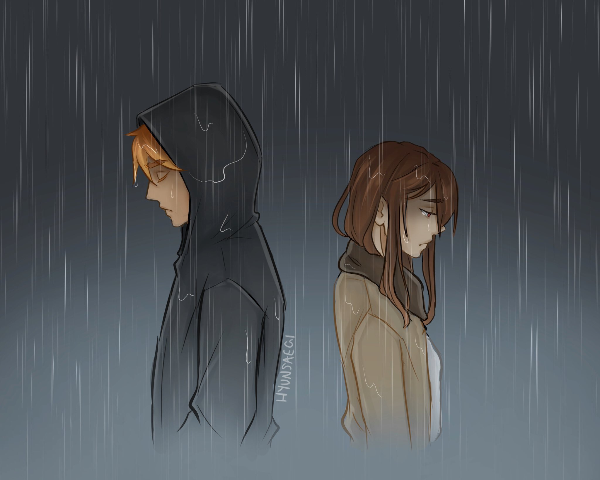 Anime Couple Break Up