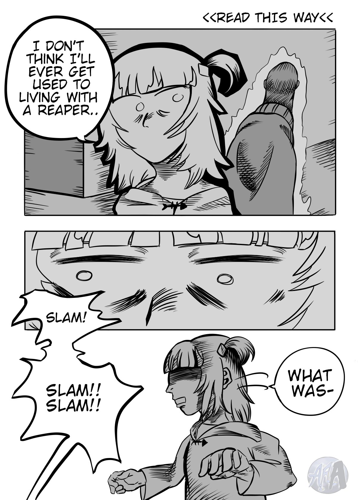 Andrew on Twitter: "Pages 46-49. The Countdown Begins! #gawrt #callillust #ameliaRT #inART # ...