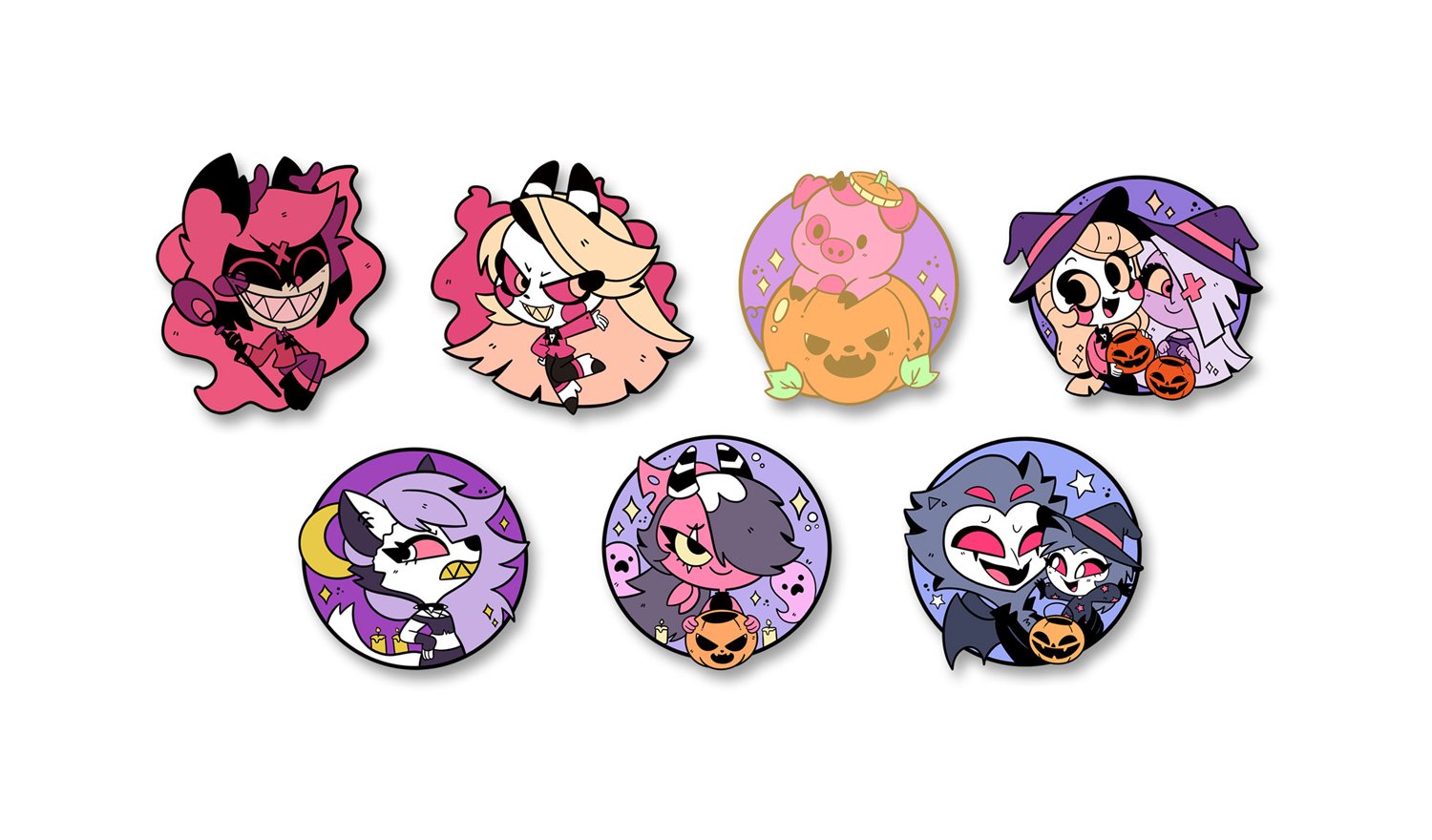 Helluva Boss Chibi Loona Enamel Pin Hazbin Hotel Vivziepop The ...
