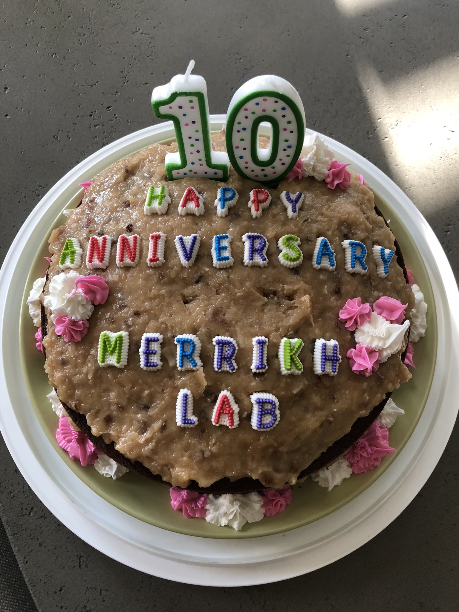 Lab Lab Happy 3rd Anniversary Cake