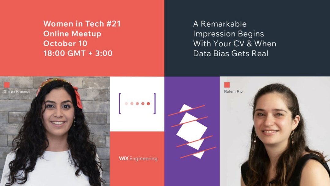 Wix Engineering on Twitter: "21st “Women in Tech Forum” meetup is here! Rotem Rip will help us ...
