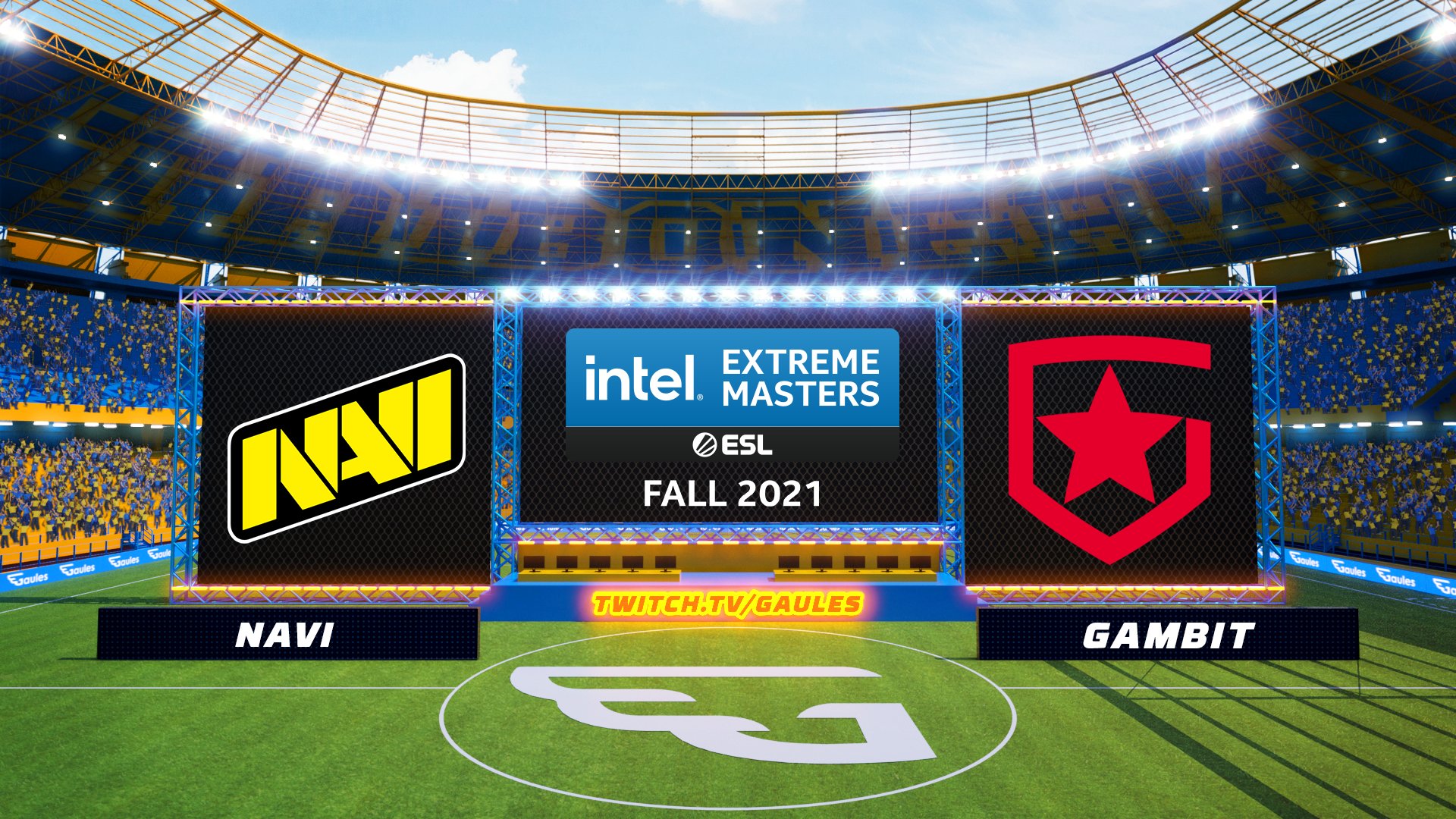 Gaules on Twitter: "Bom dia!! É a Grande Final da IEM Fall 2021 CIS NAVI vs GAMBIT em campo quem ...
