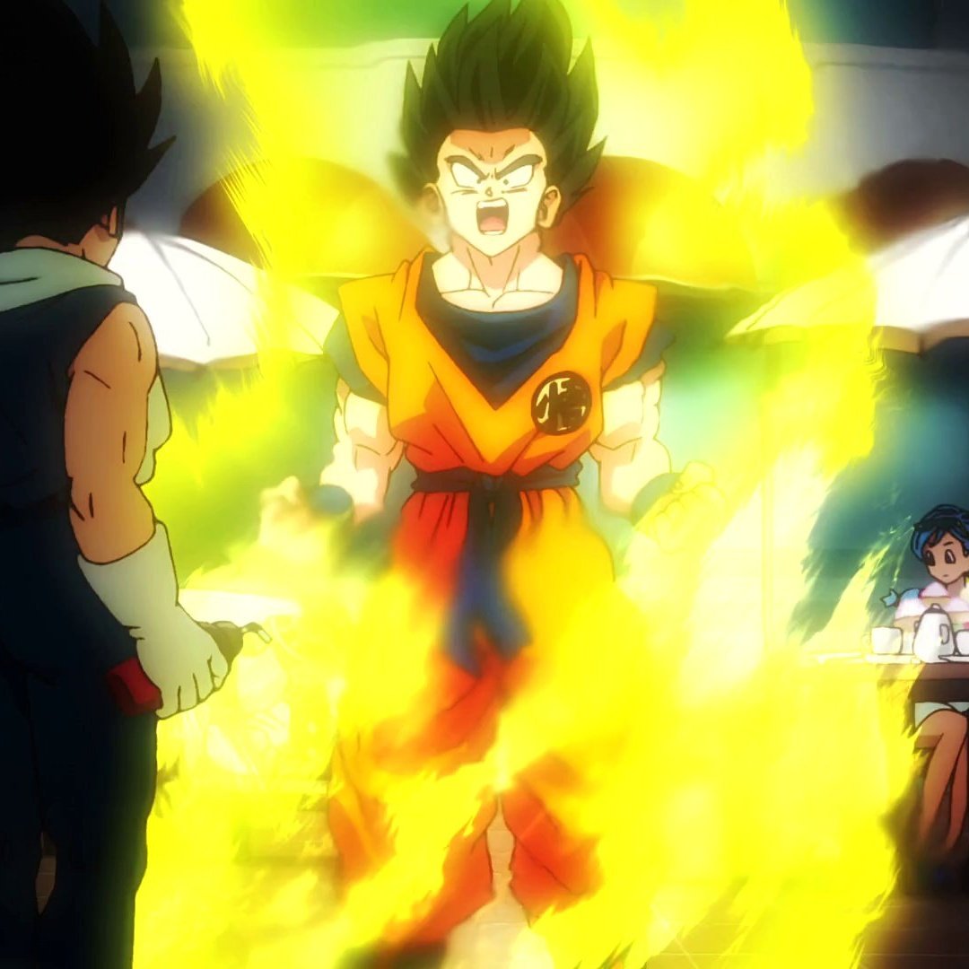 Dbz Goku False Super Saiyan