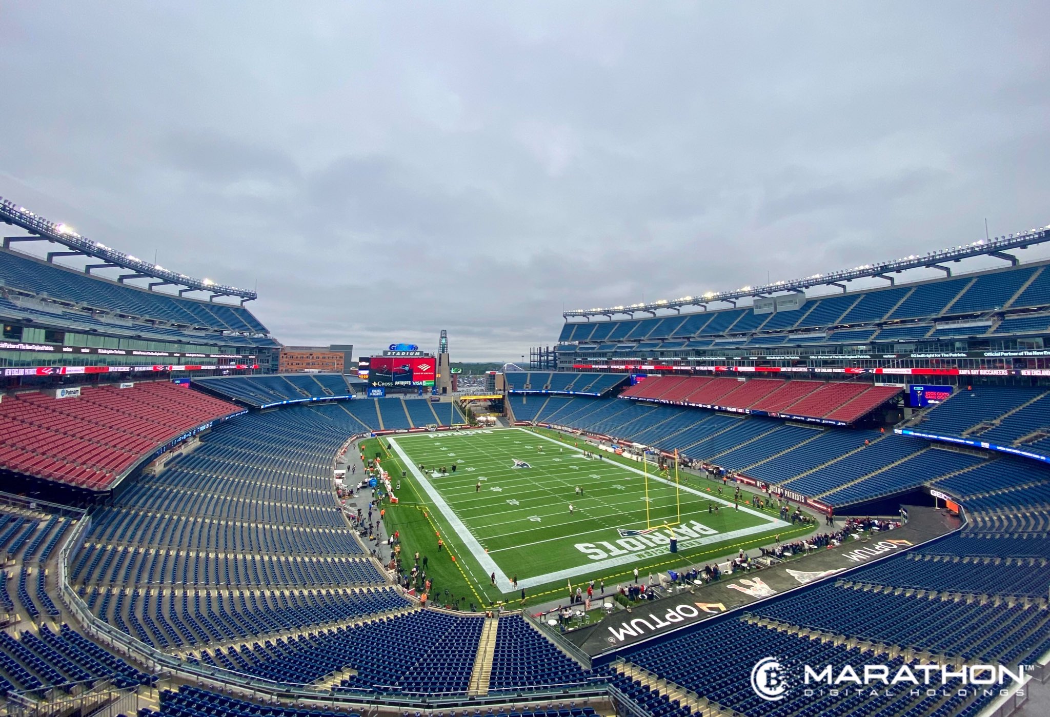 View From Seats Gillette Stadium