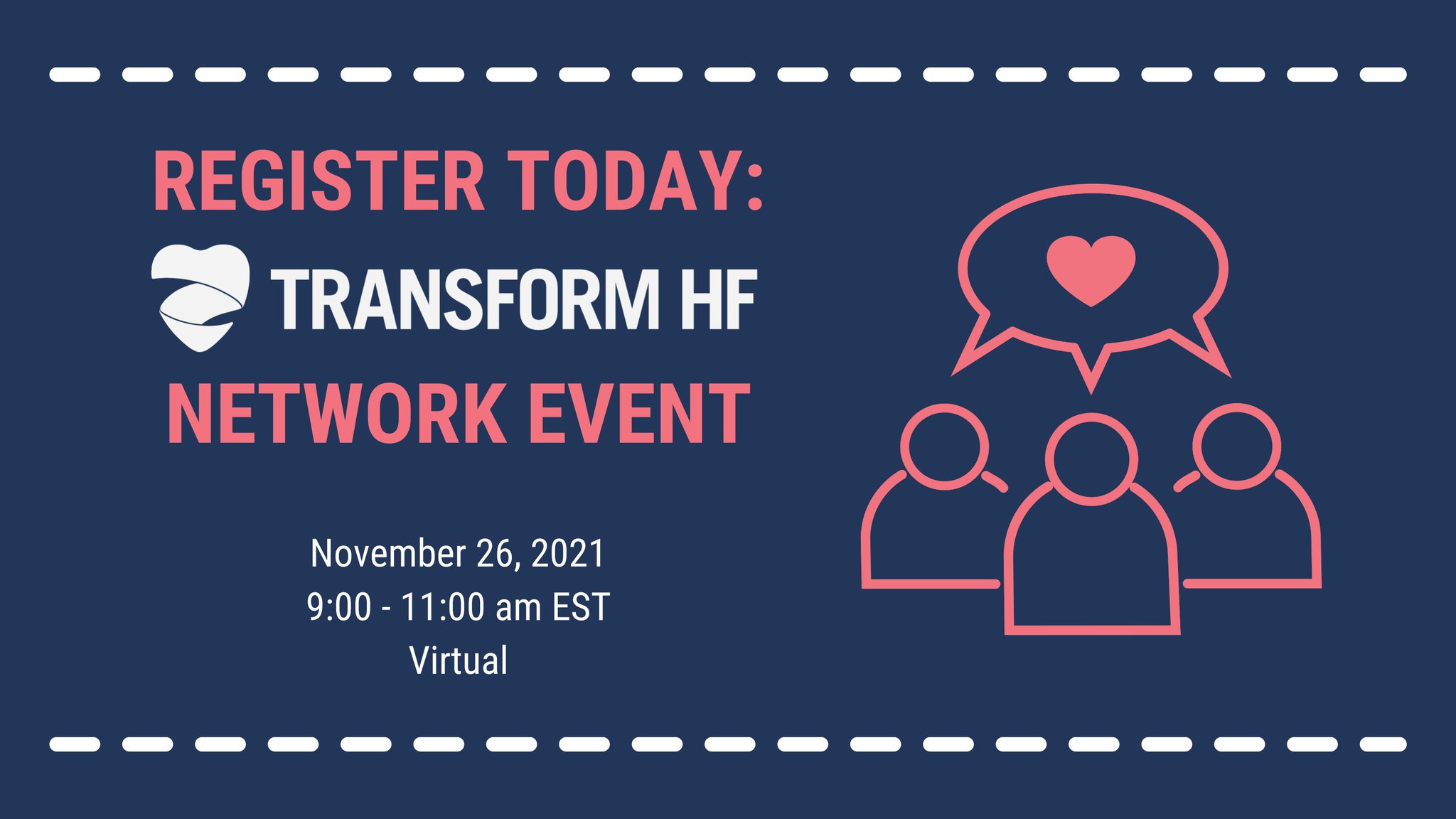 TRANSFORM HF on Twitter: "#Registration is now open for the TRANSFORM #HeartFailure Annual ...