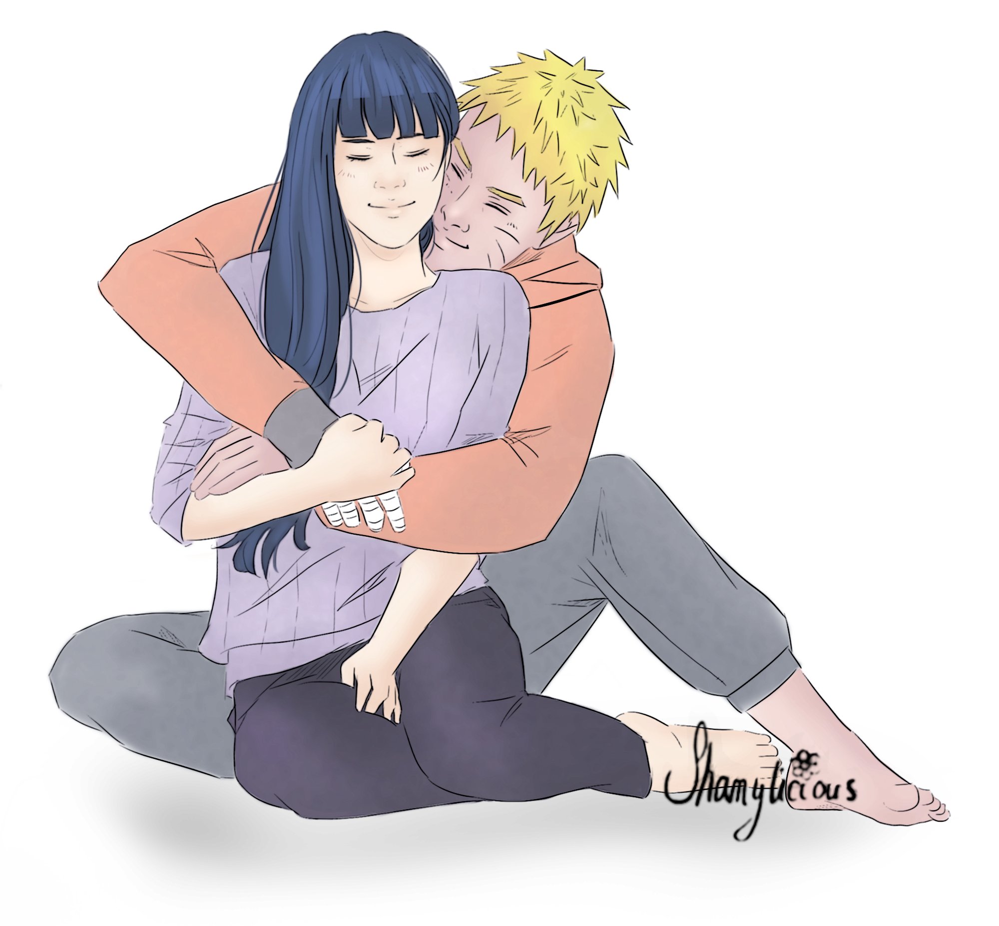 Naruto And Hinata Hug