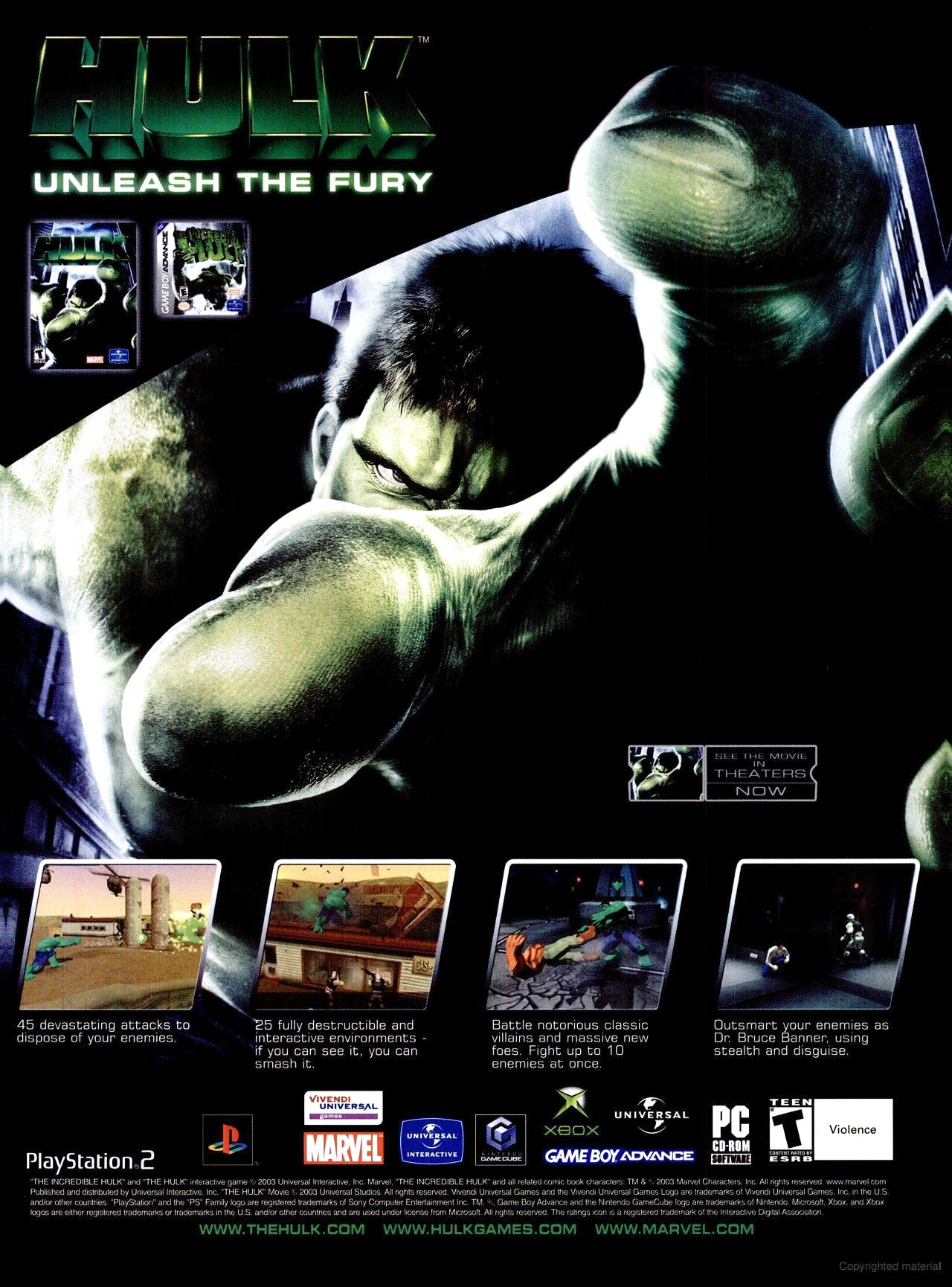 Hulk 2003 Game