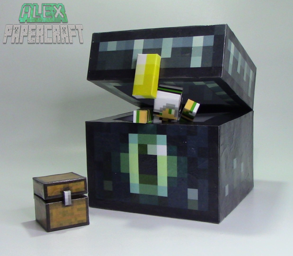 Minecraft Papercraft Ender Chest