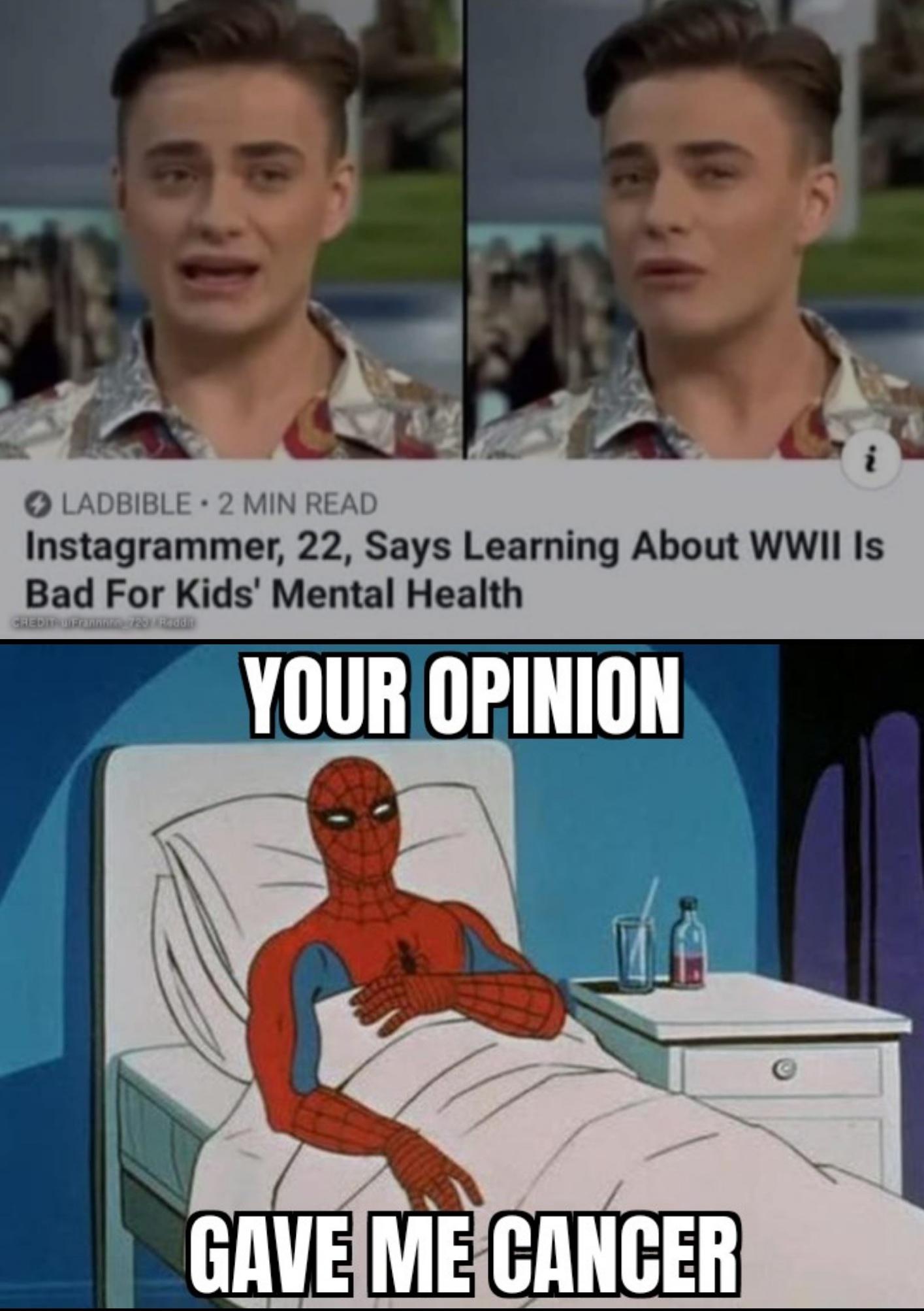 Spiderman Meme Cancer