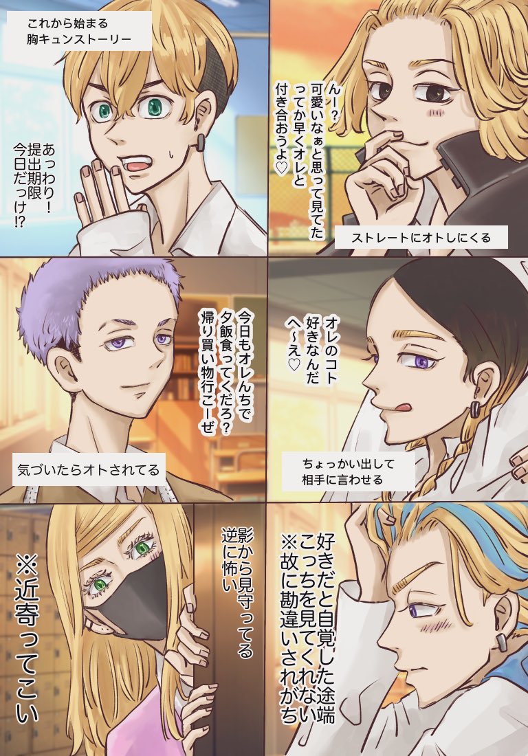 「学パロ cfy/myk/mty/hitn/snz #tkrvプラス 」蒼の漫画