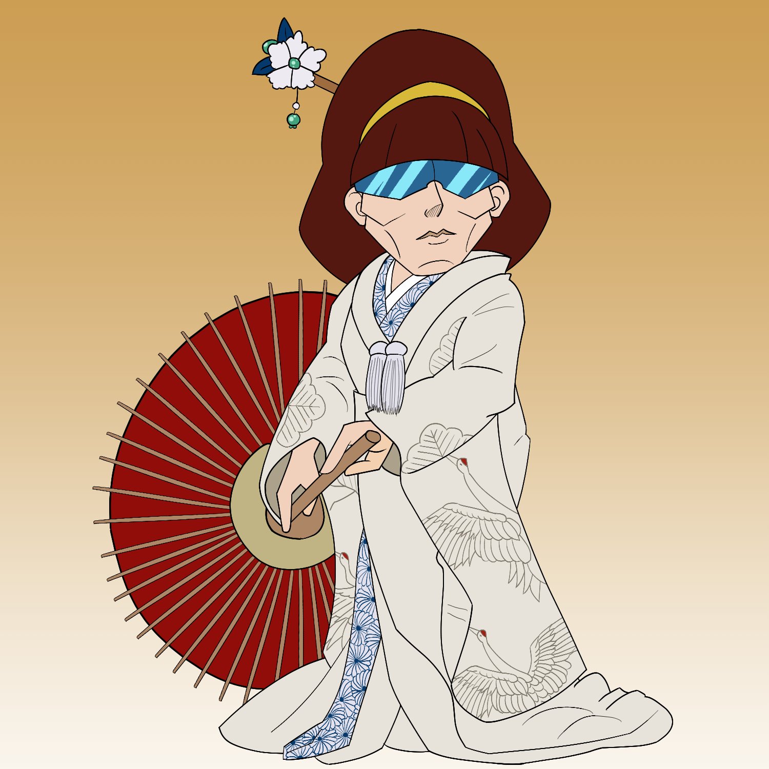Project Goemon on Twitter: "RT @Omi2su: Day 7: Baban - Kimono outfit suggested by @gecha920 ...