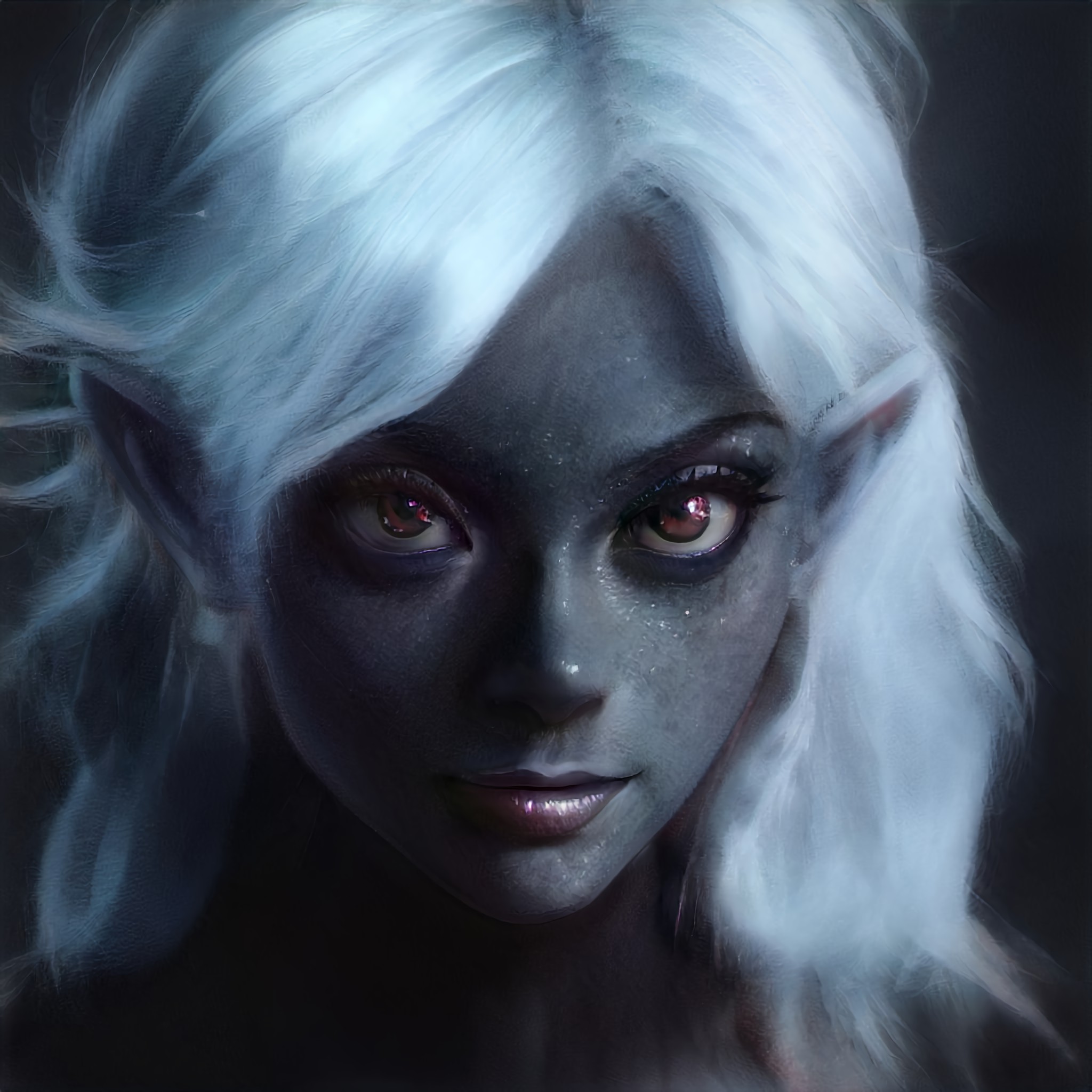 Dark Elf Face