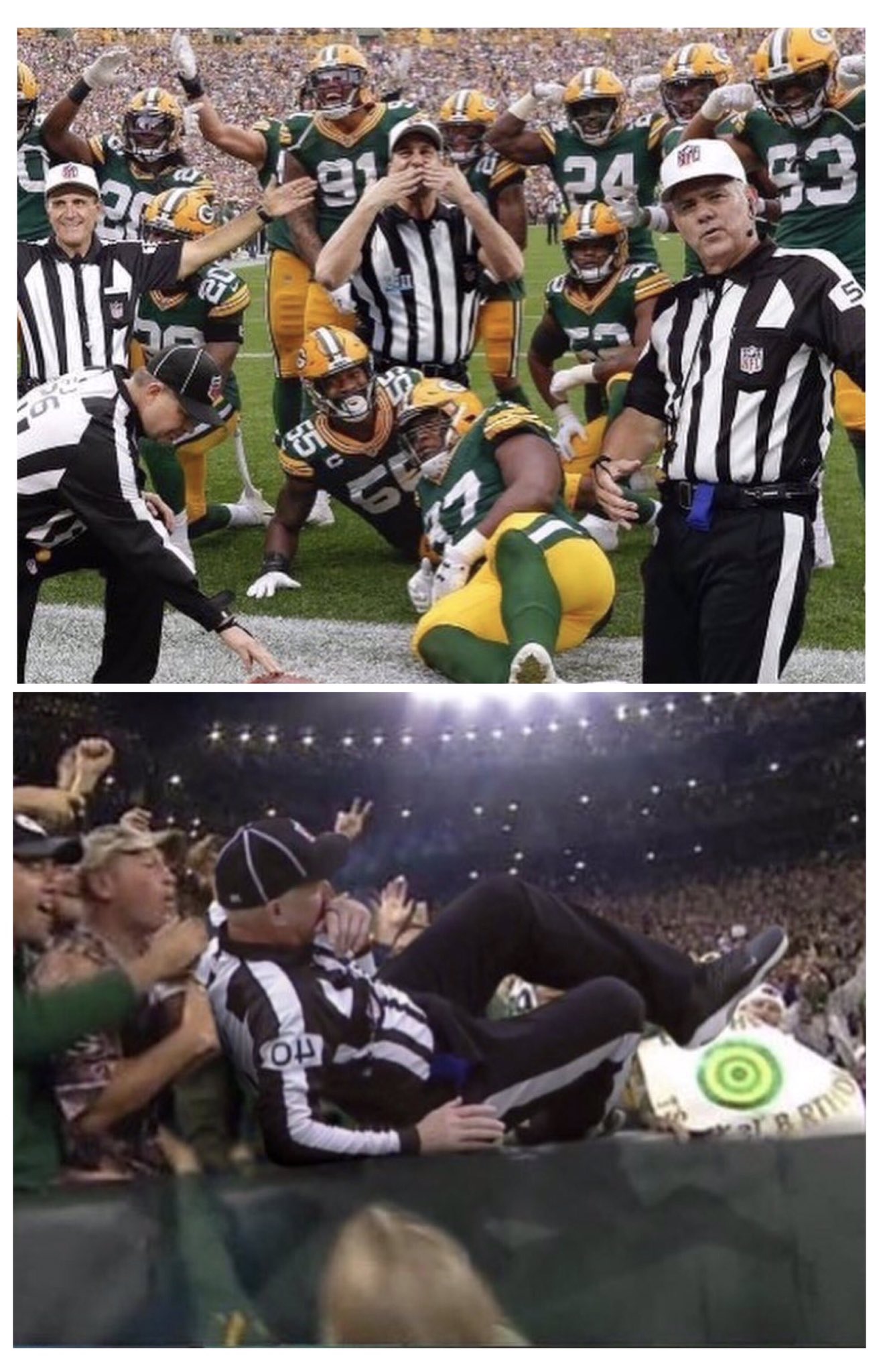 Max Markham on Twitter: "The NFL’s best duo is back. The Packers and refs absolutely took over ...