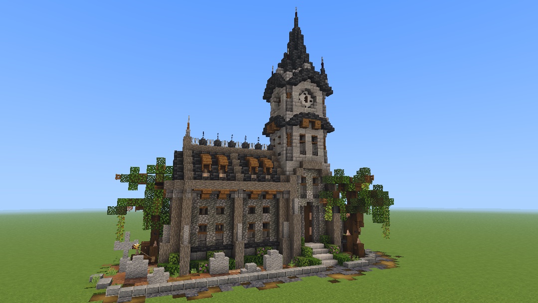Minecraft Medieval Church Schematic