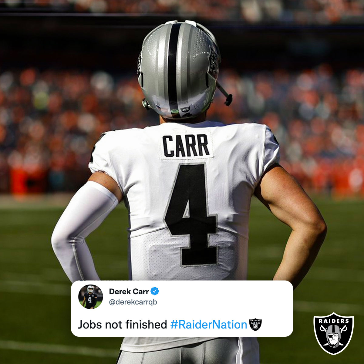 Las Vegas Raiders on Twitter: "😤😤 @derekcarrqb | #RaiderNation https://t.co/xS4WPh8d0J" / Twitter