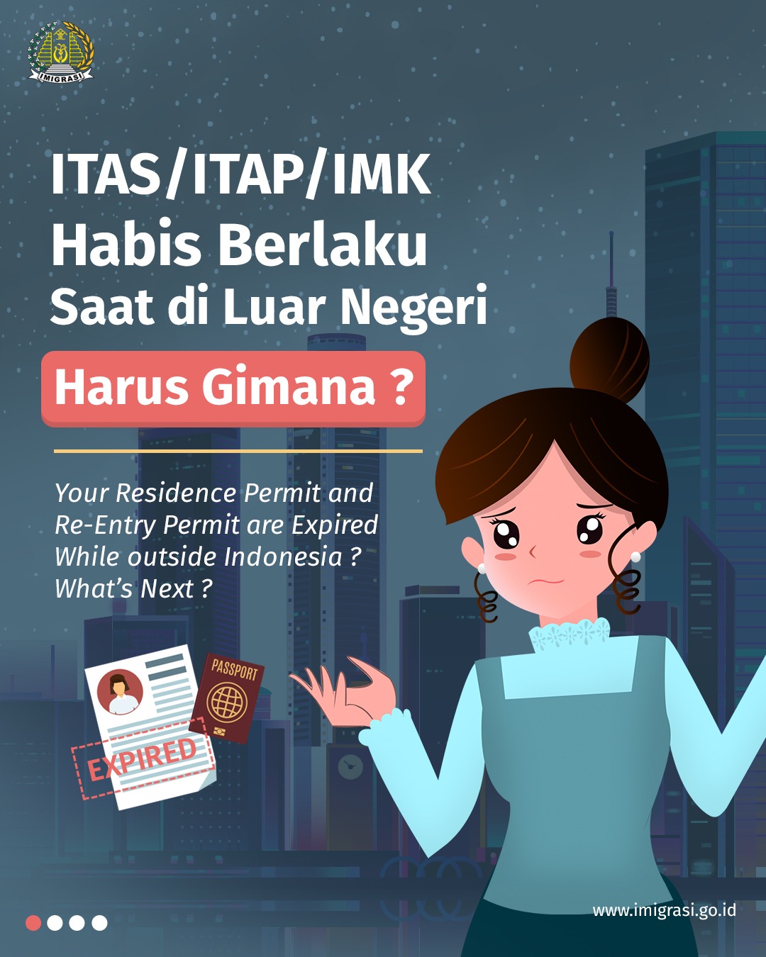 Ditjen Imigrasi on Twitter: "Informasi untuk penjamin orang asing pemegang ITAS/ITAP/IMK yang ...