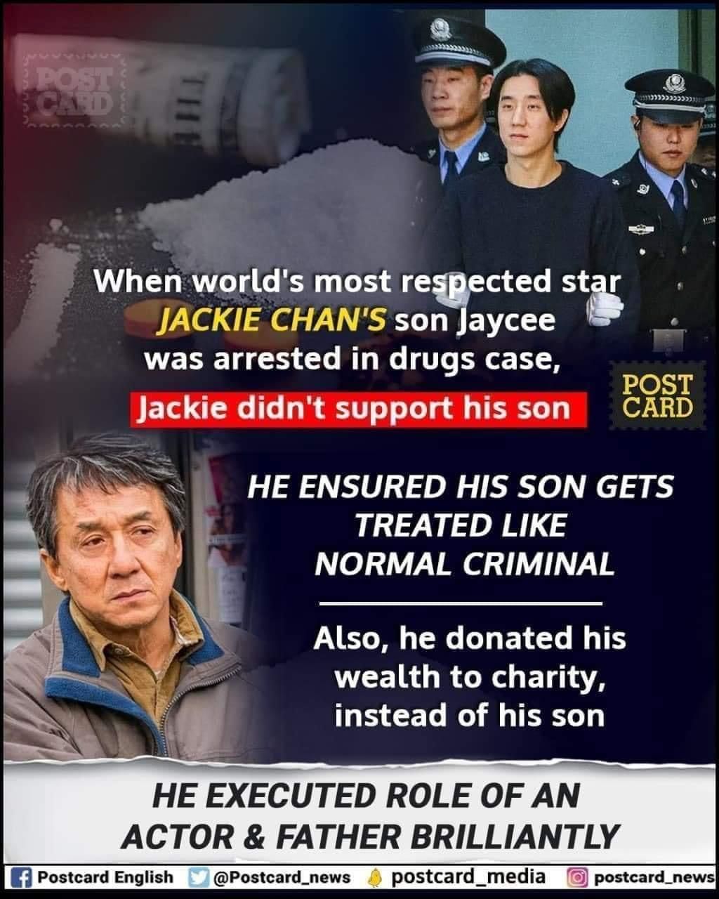 Jackie Chan Son Arrested