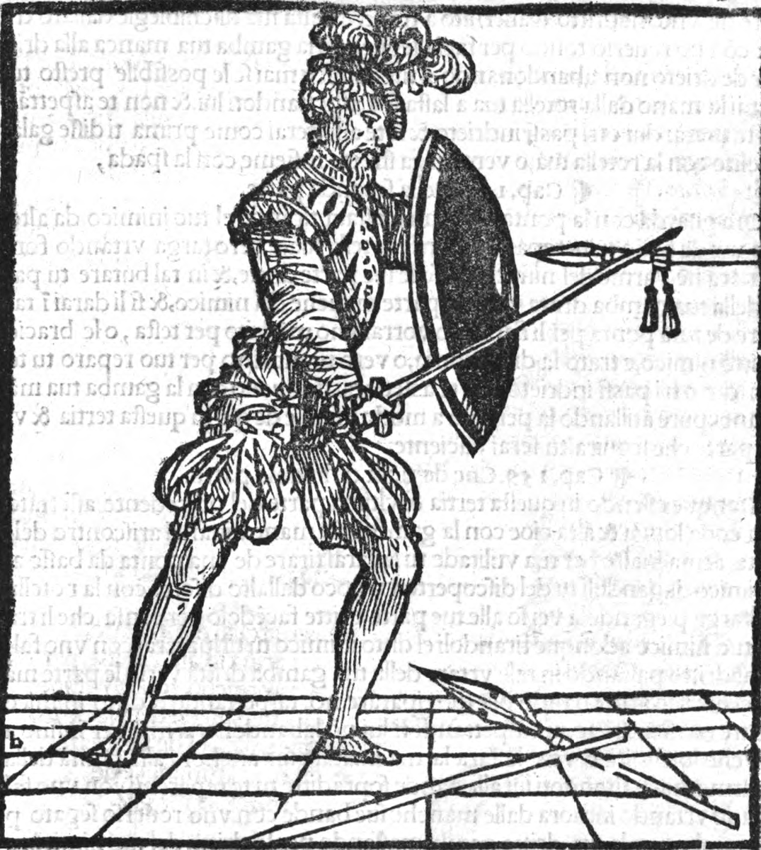 「ロデレロ(rodelero) 中世から近世にかけてスペインで活躍した歩兵。円盾と片手剣を装備し、軽快な機動で敵パイク兵の」Vatanabeusの漫画