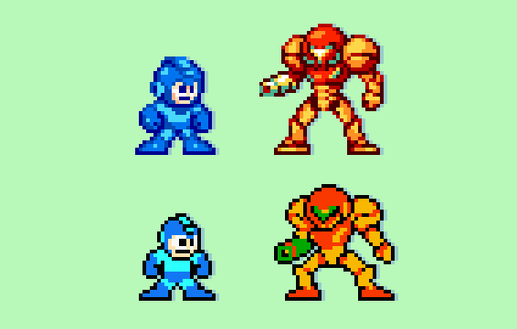 Samus Sprite 8 Bit