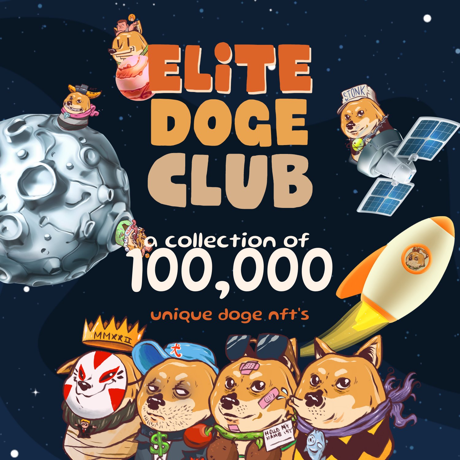 ELITE DOGE CLUB NFT - 1st Animated Doge NFT 🔥 on Twitter: "🚀 The biggest drop in the history of ...