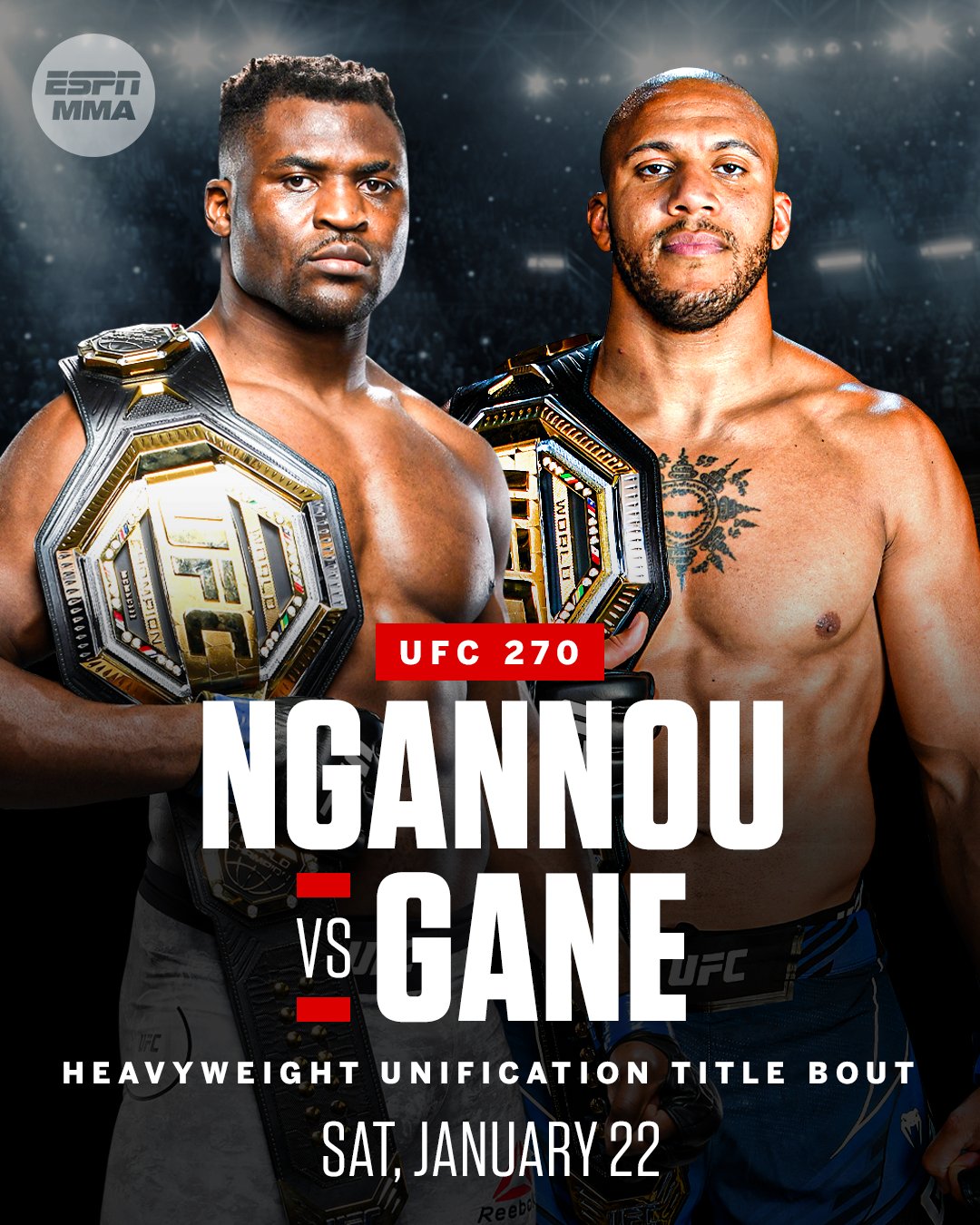 UFC 270 Ngannou Vs Gane: Card, Date, Time, Location,