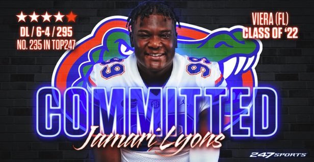 2022 4* DL Jamari Lyons commits to Florida : r/CFB