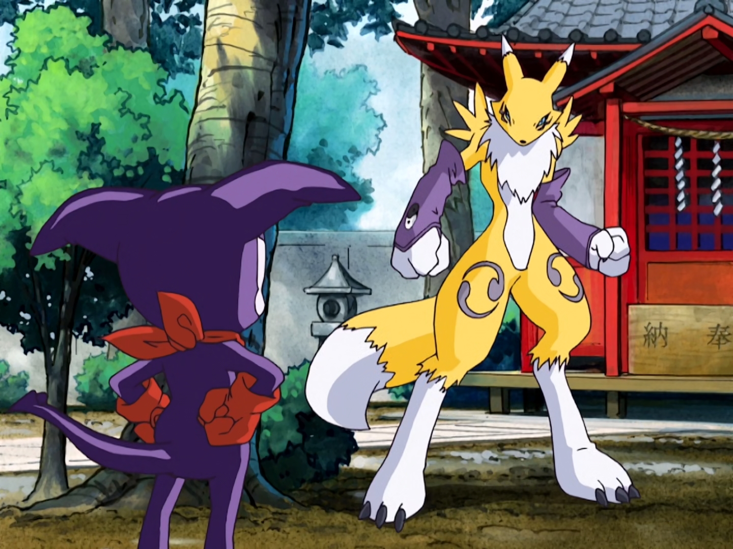 Renamon And Impmon