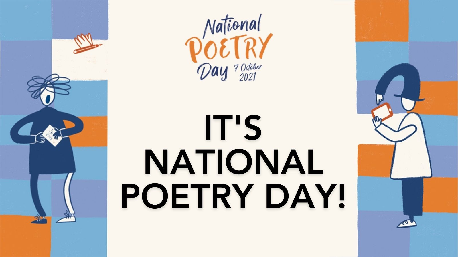 National Poetry Day on Twitter: "#NationalPoetryDay is TODAY! WOOHOO! 🎉 ...
