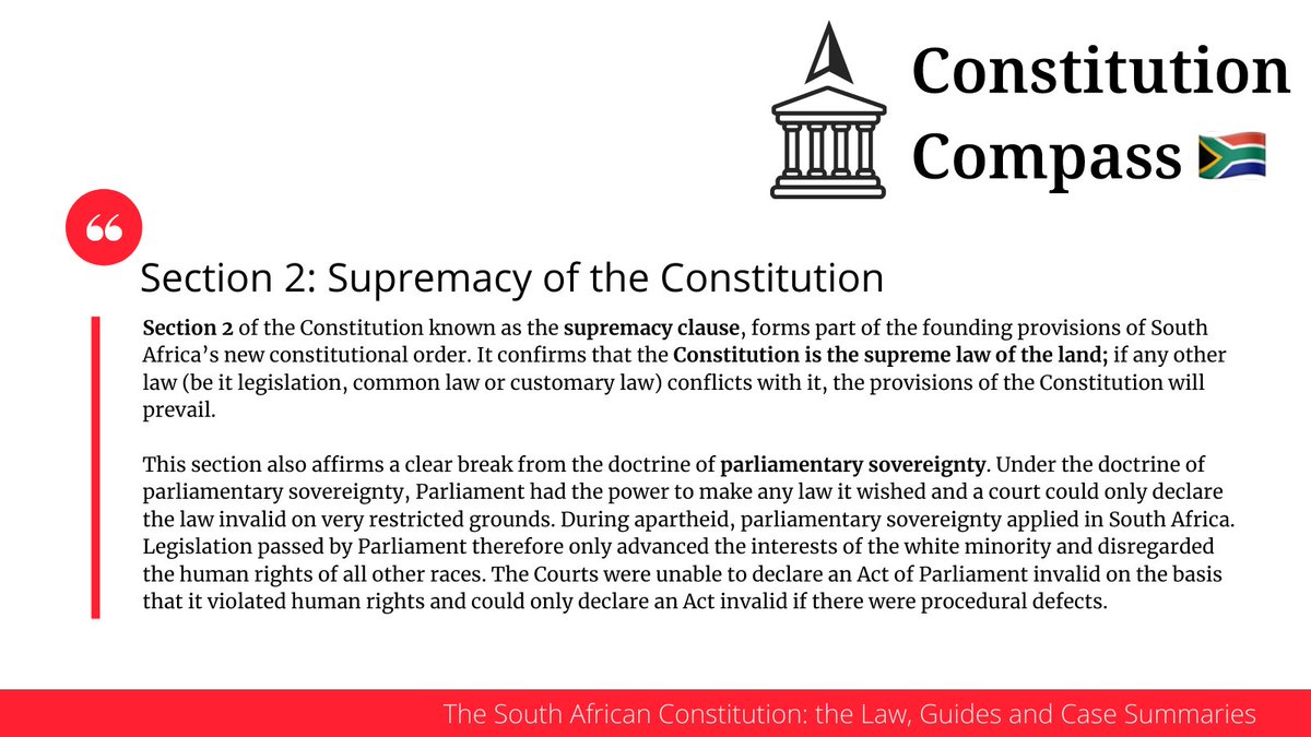 The Supremacy Of The Constitution