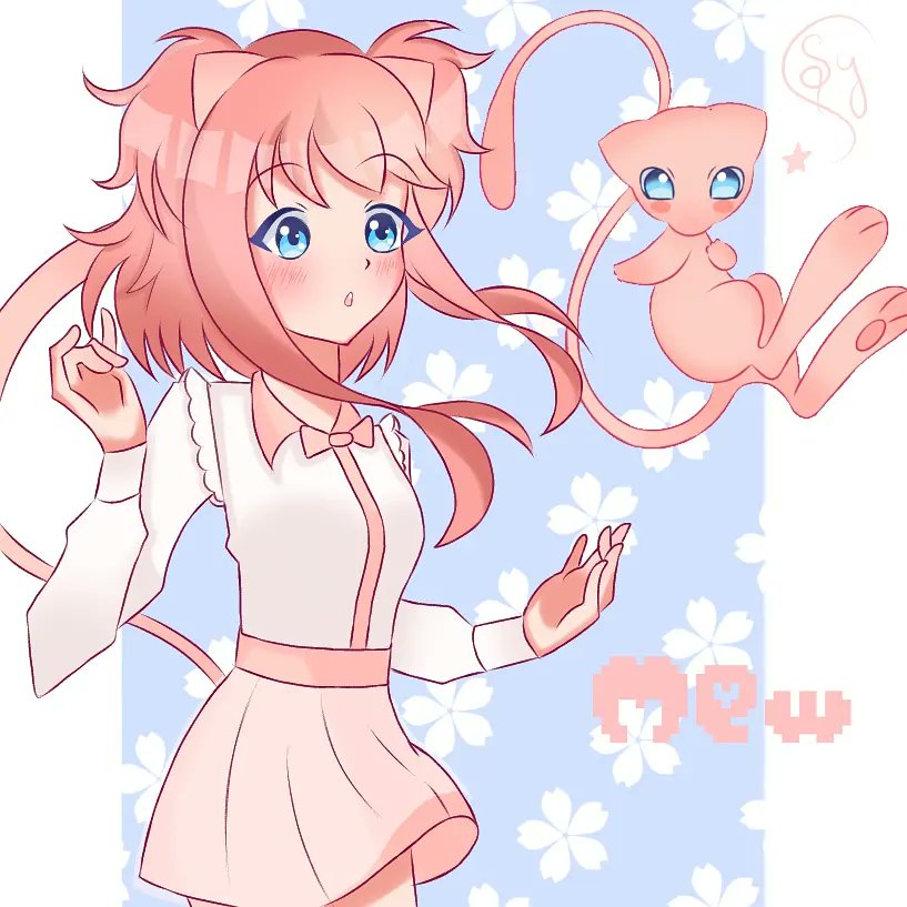 Human Pokemon Mew