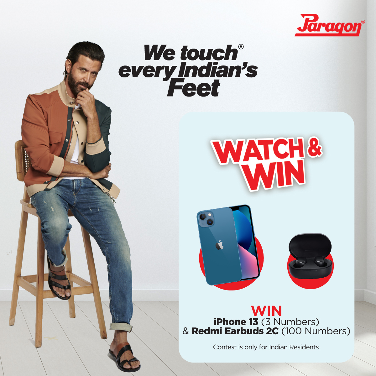 Paragon Unveils New TVC With Hrithik Roshan, Conceptualized By Hammer ...