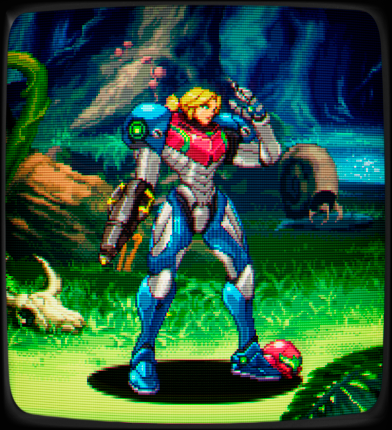 Samus Fusion Suit Sprites