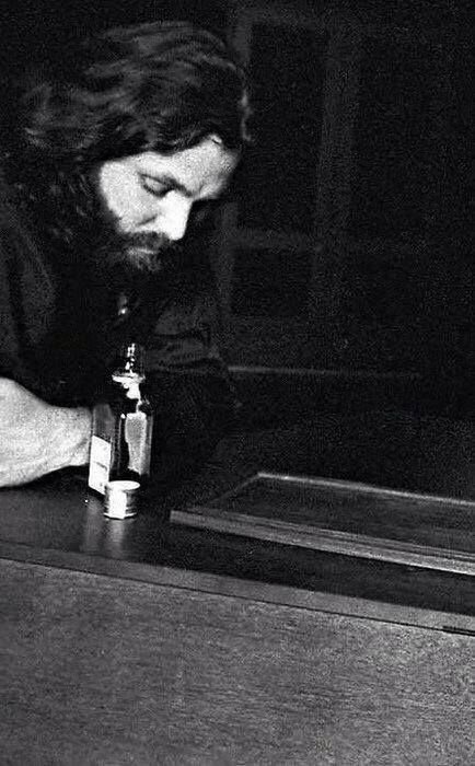 Jim Morrison Drinking Whiskey