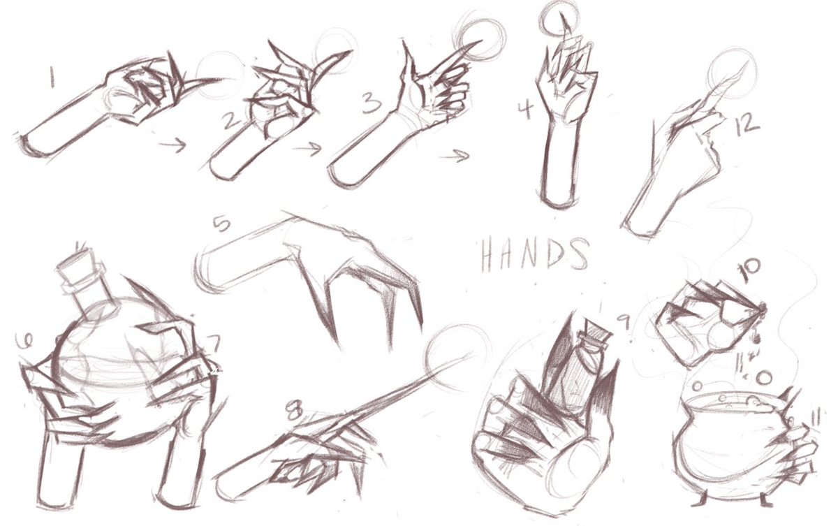 「witch/wizard hands for figure drawing :)」|🐻 • commissions : 2/3 openの漫画