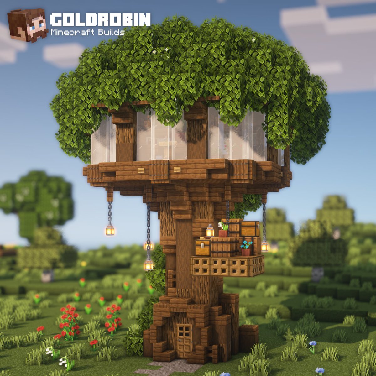 Cool Minecraft Tree Houses