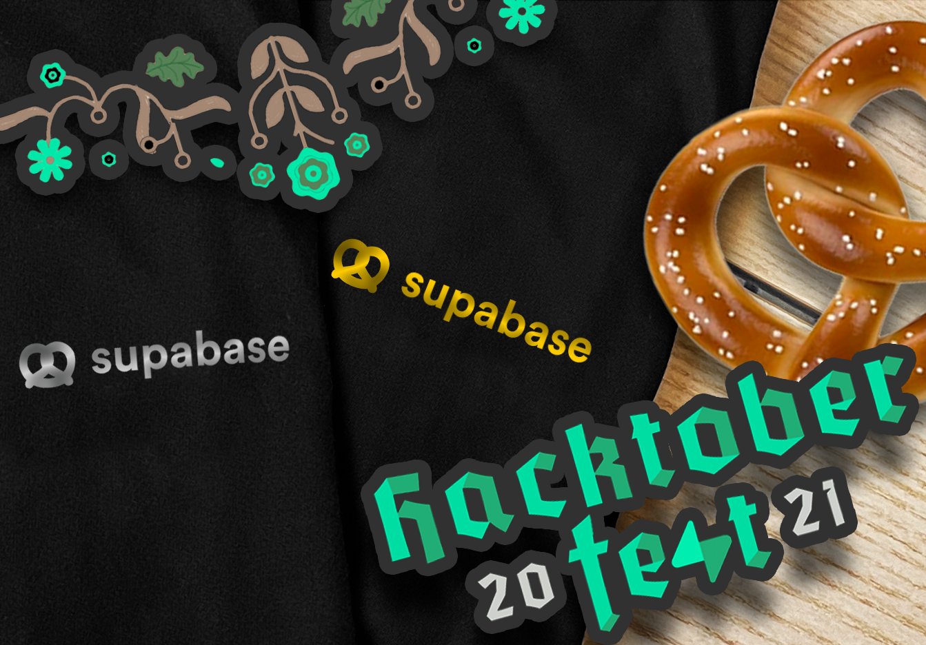 Supabase on Twitter: "🍻🥨🍂🍻🥨🍂🍻🥨🍂🍻🥨🍂 Supabase #Hacktoberfest Prizes announced! You have 3 days ...