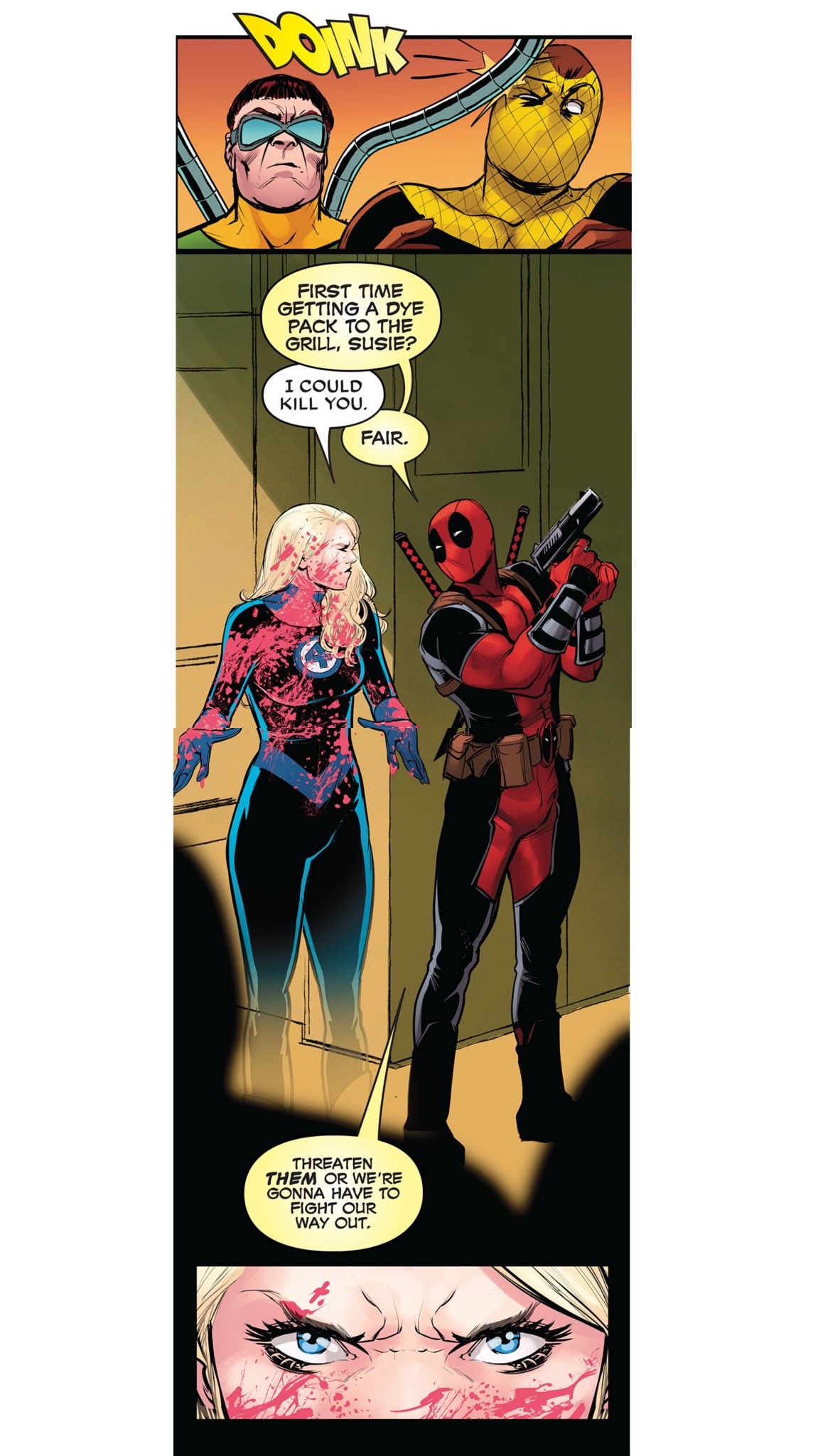 Deadpool And Black Widow Comic