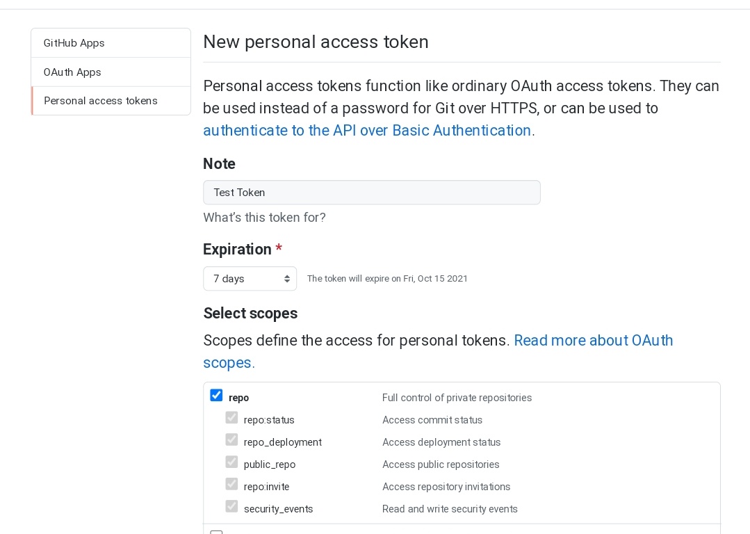 Mohamed Zaky 👨‍💻 | 👨‍🎓 on Twitter: "من settings ثم Developer Settings ثم Personal Access Token ...